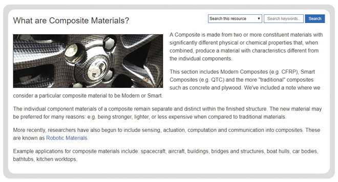 Smart, Modern & Composite Materials – Focus Educational Software
