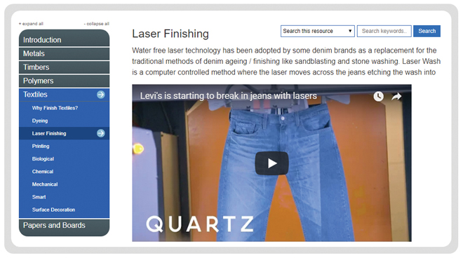 Surface Treatments and Finishes – Focus Educational Software