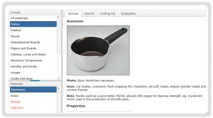 Design Technology Materials Database – Focus Educational Software