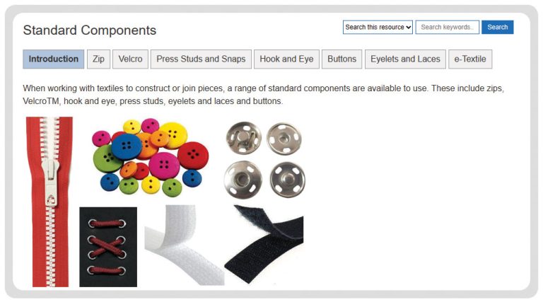 Textile Based Materials – Focus Educational Software